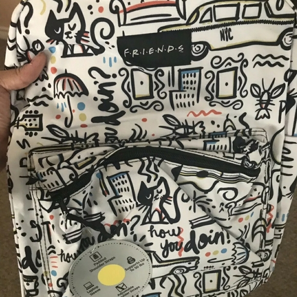 FRIENDS | Bags | Friends Tv Show Backpack | Poshmark